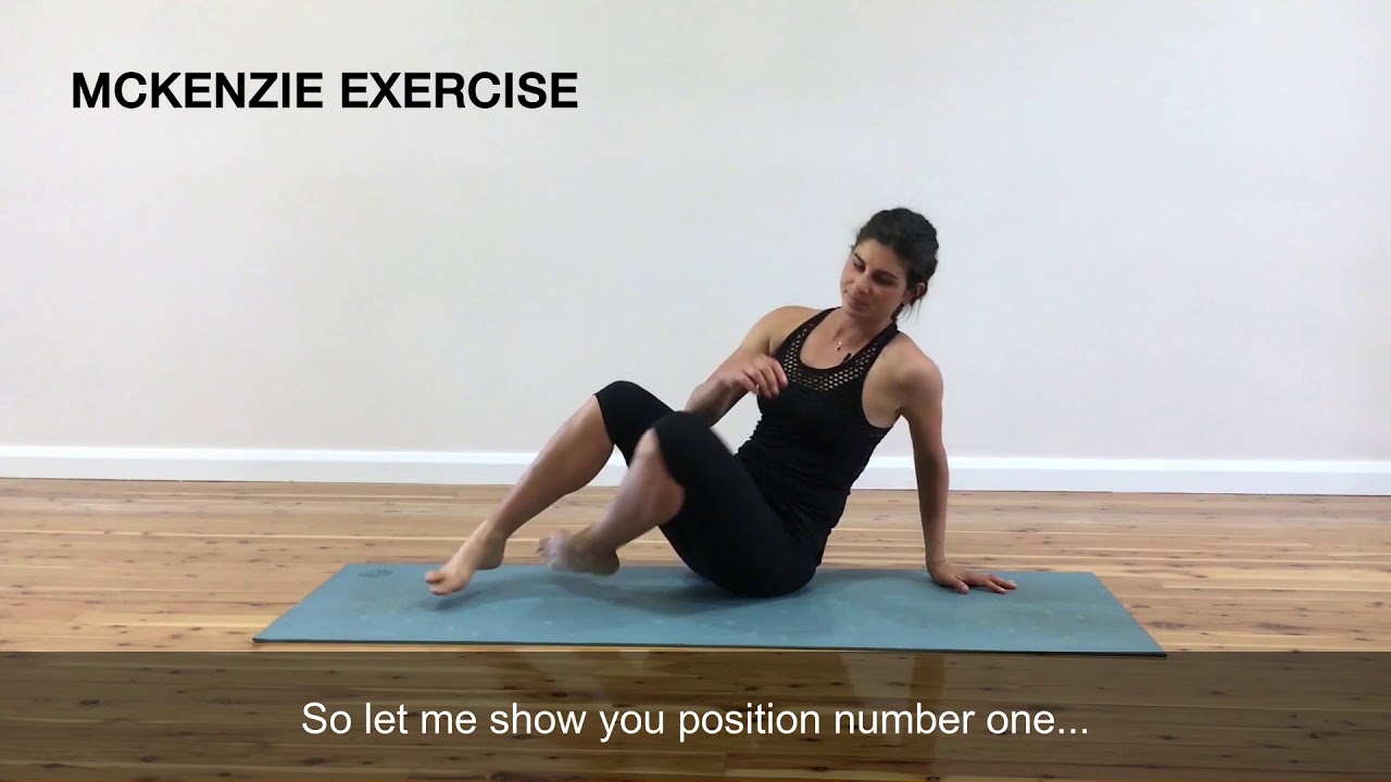 McKenzie Exercises - YouTube