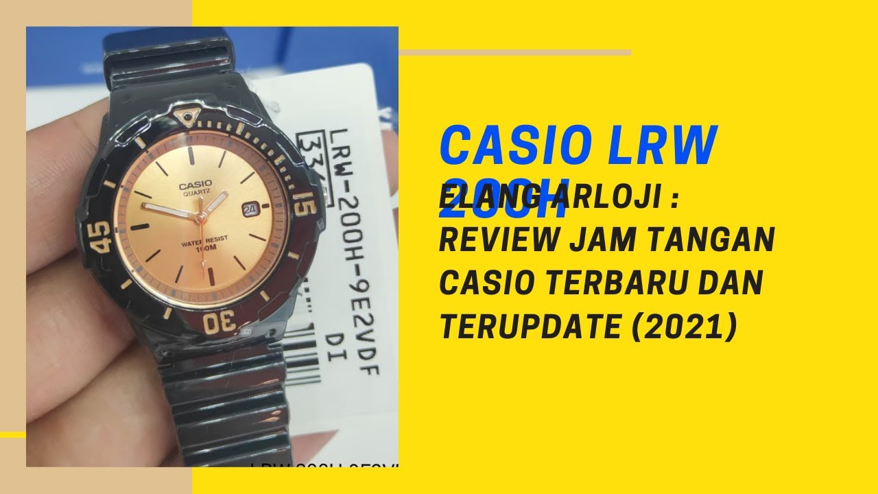 CASIO LRW 200H : JAM MURAH LAGI TAPI ORIGINAL DAN TERBARU (2021) - YouTube