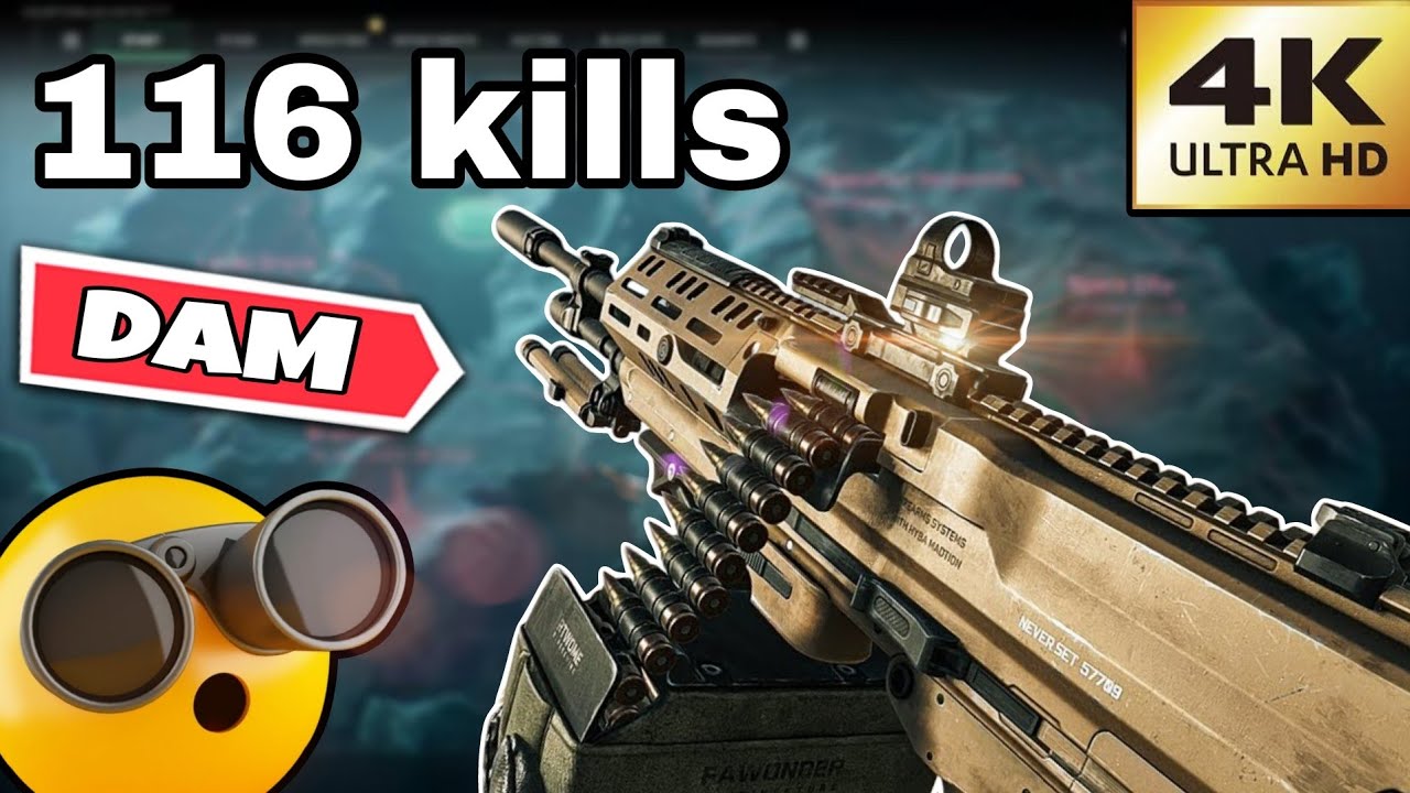 🔥 116 KILLS WITH M250 GENERAL MACHINE GUN IN DELTA FORCE WARFARE! 🎮 4K ...