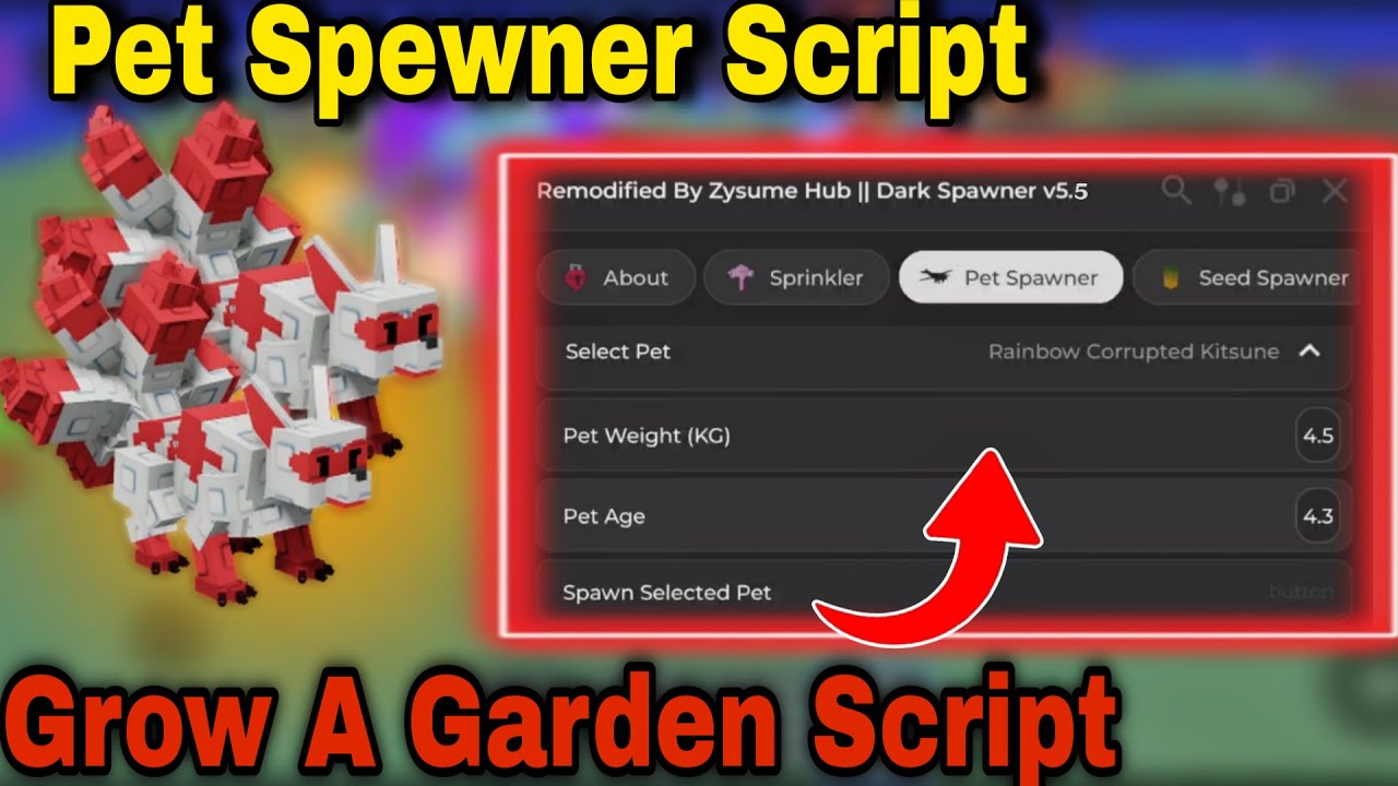 [ NEW ]🍓PET SPAWNER ! Grow a Garden Script| No Key🔥|Grow A Garden ...