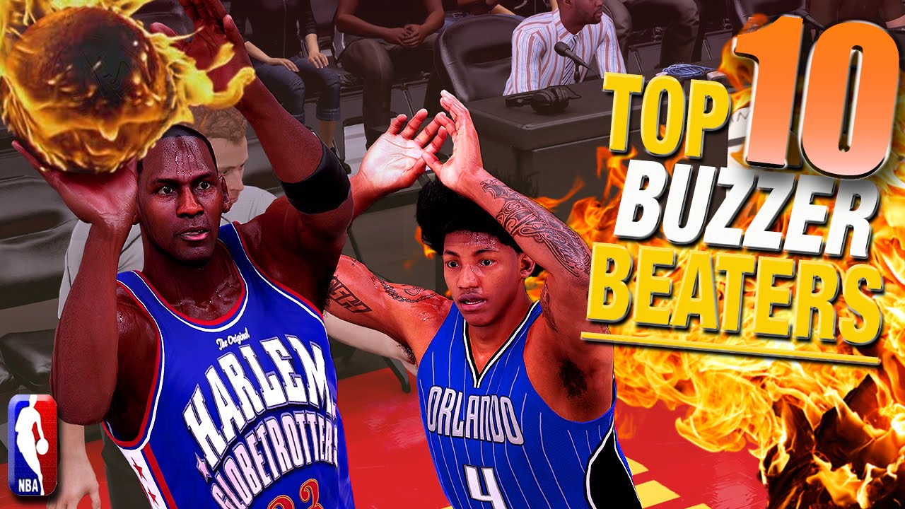 NBA 2K16 TOP 10 BUZZER BEATERS & Game Winning Shots In The Pro Am - YouTube