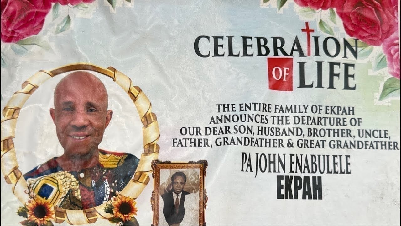 PRINCE ALEX.O AT THE BURIAL CEREMONY OF LATE PA.JOHN ENABULELE EKPAN IN ...