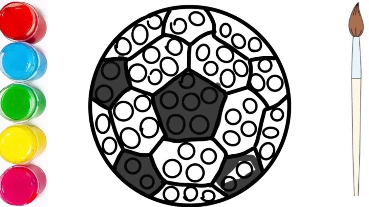 How to Draw a Pop it Football 🏈 || Drawing For Kids and Toddlers ...