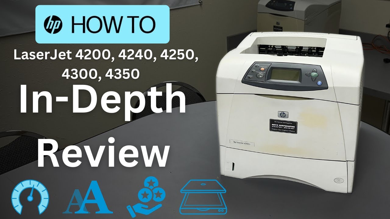 OLD BUT GOLD | HP LaserJet 4200, 4240, 4250, 4300, 4350 Review - YouTube