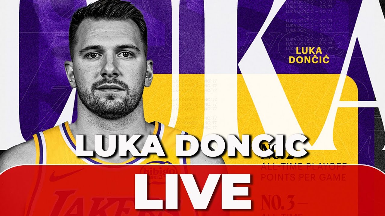 LUKA DONCIC LIVE PRESSER & PRESS CONFERENCE LOS ANGELES LAKERS - YouTube