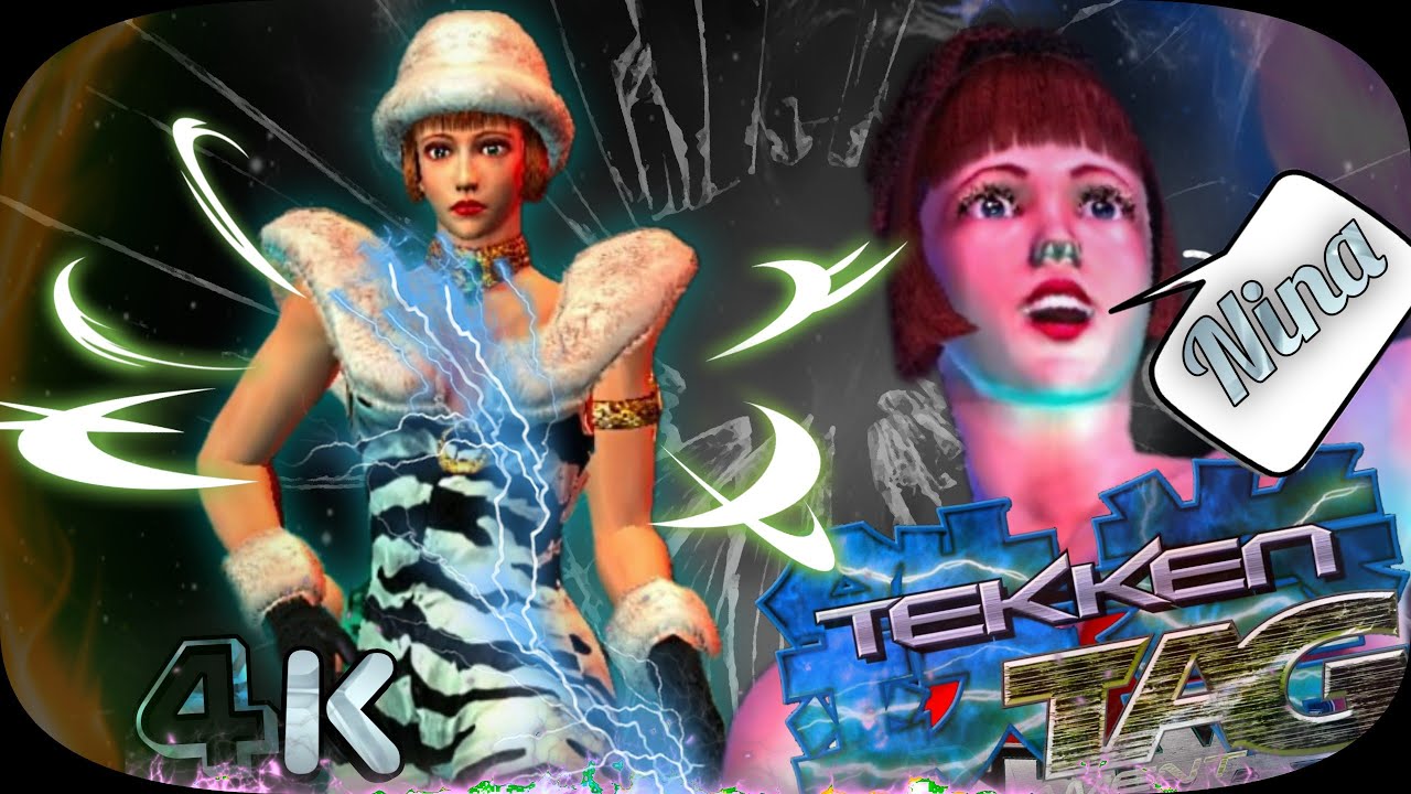Anna Red & Zebra ( Nina Moves ) Hard Tekken Tag Remastered UHD 4K 60 ...