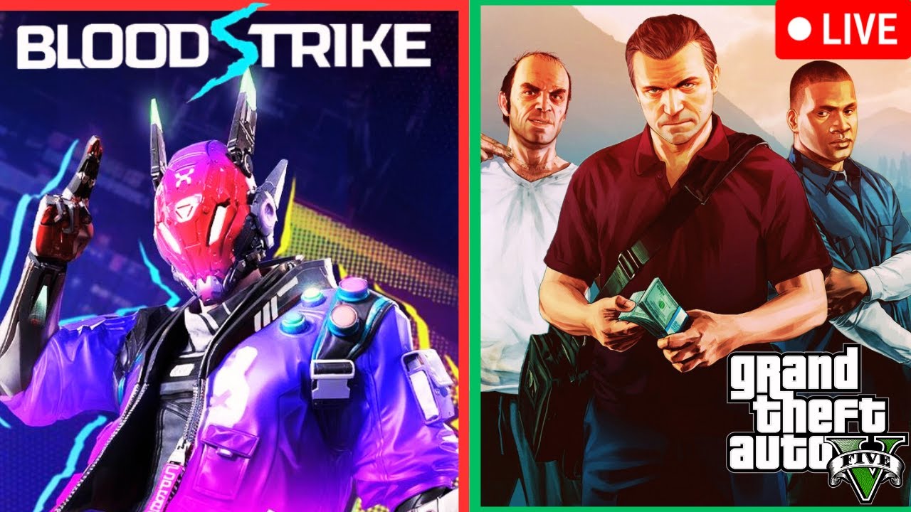 🔴හැලො මගෙ රත්තරන් යාලුවනේ I am Back - Blood Strike & GTA V ගහමුතේ ...