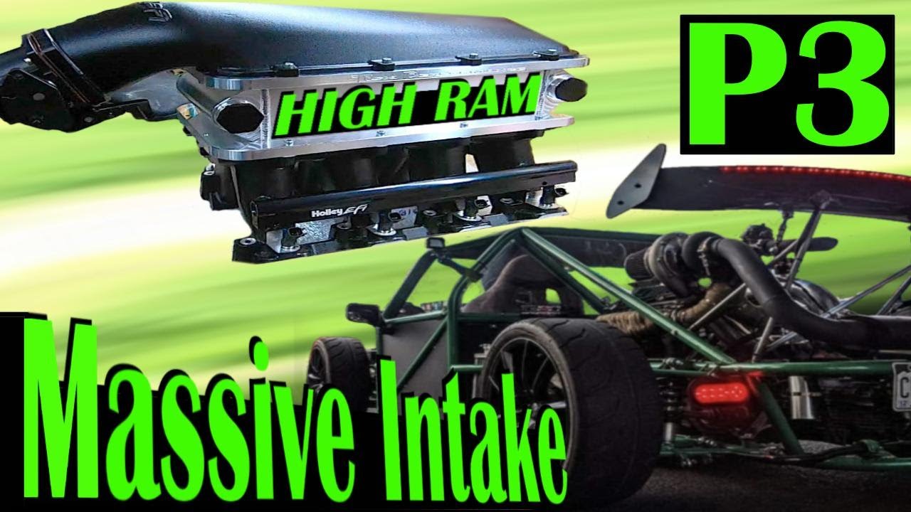 Installing a New Holley High Ram intake with intercooler and first test ...