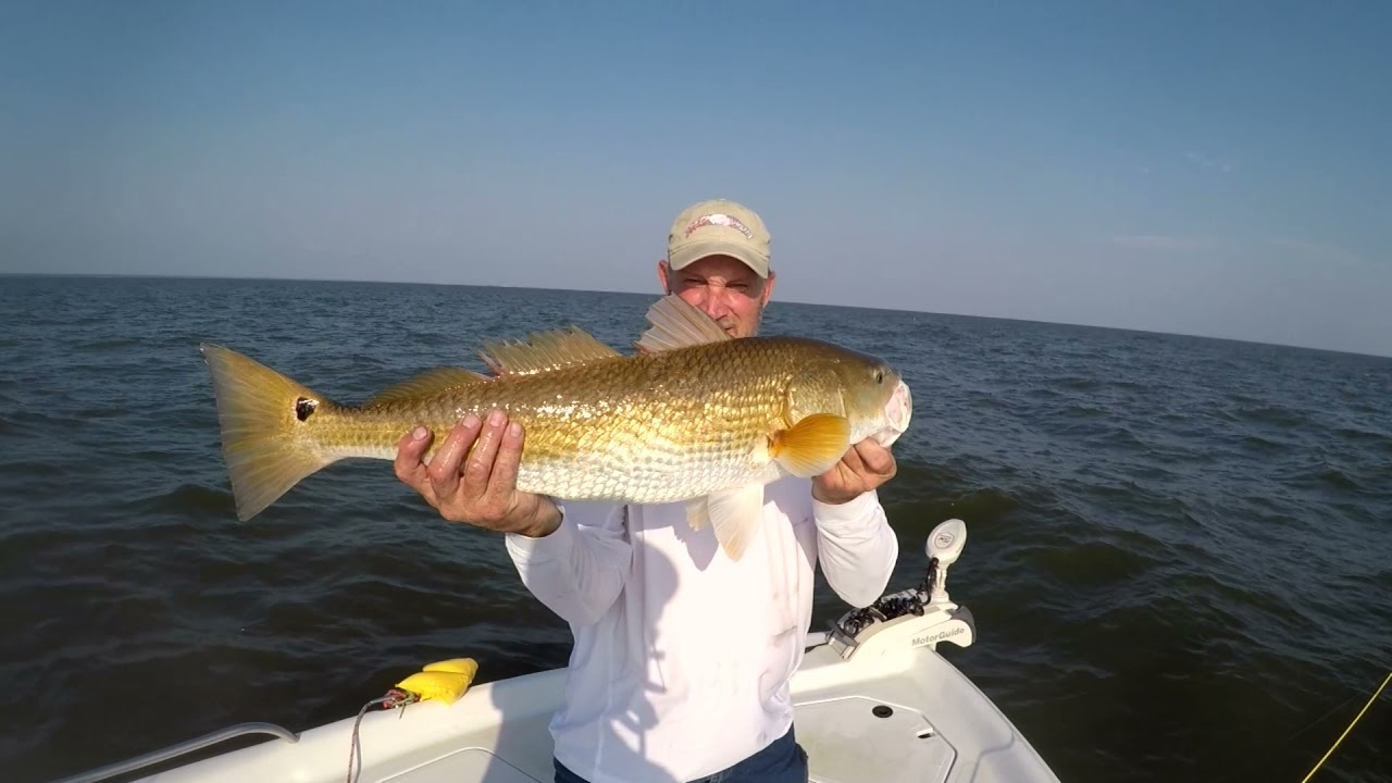 Catching Reds in Lake Pontchartrain - YouTube