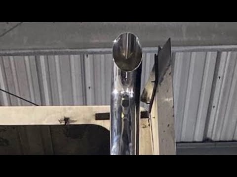Probando tubo de escape directo en mi camión - YouTube