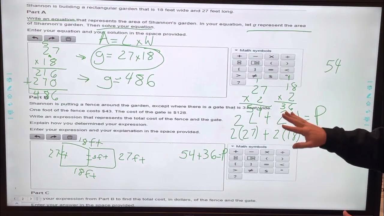 5th grade njsla question 2 part B - YouTube