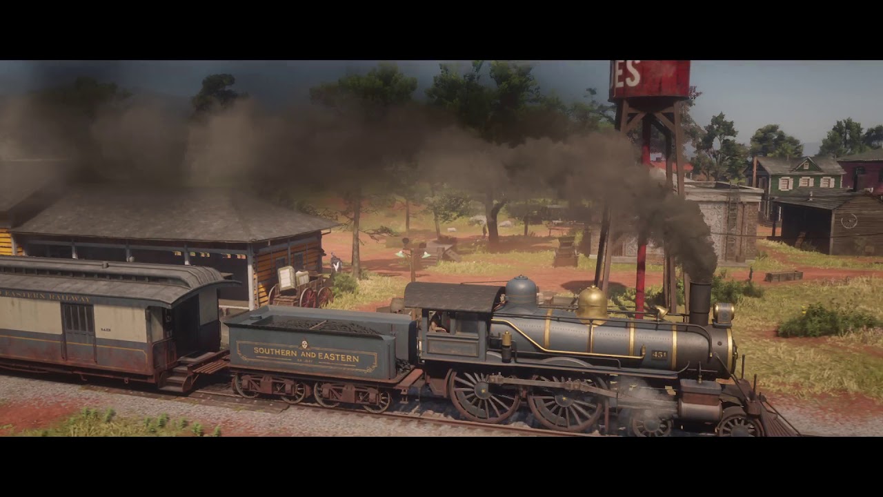 Red Dead Redemption 2: Train into Rhodes - YouTube