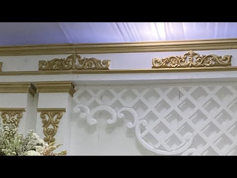 Tips mengecat ukiran styrofoam - YouTube