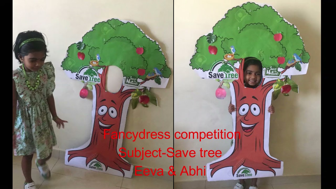 Fancy dress compatition for kids. Subject- Save Tree. #preesparadise ...