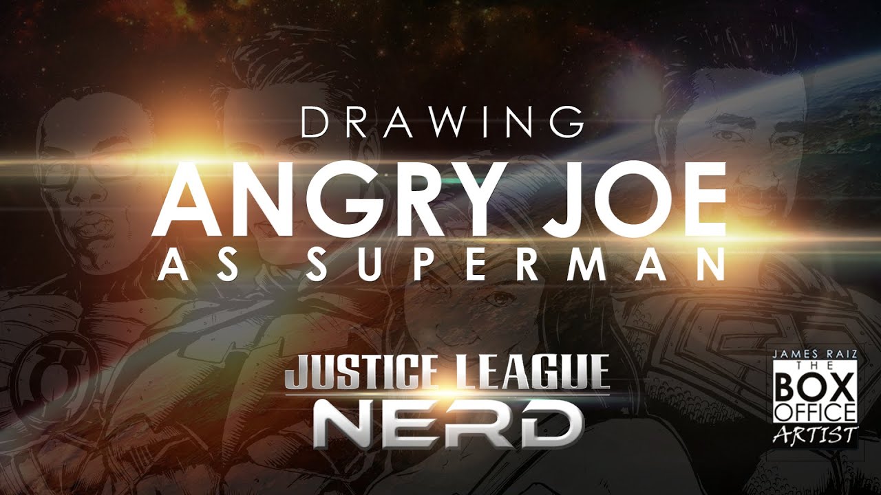 DRAWING ANGRY JOE AS SUPERMAN! JLN Part 4 - YouTube