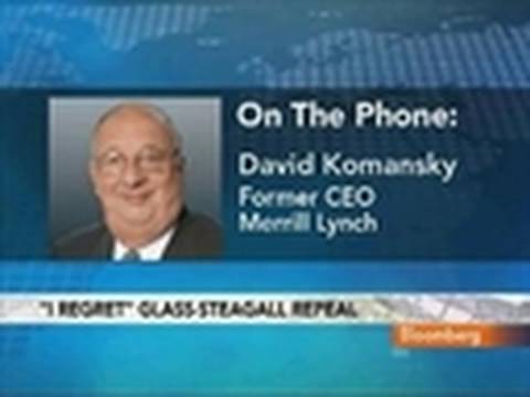 Komansky Says He Regrets Role in Glass-Steagall Repeal: Video - YouTube