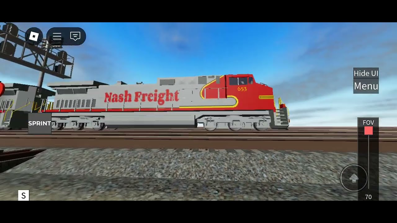 Fast ATSF Intermodal Train speeds by! (train simulator beta) - YouTube