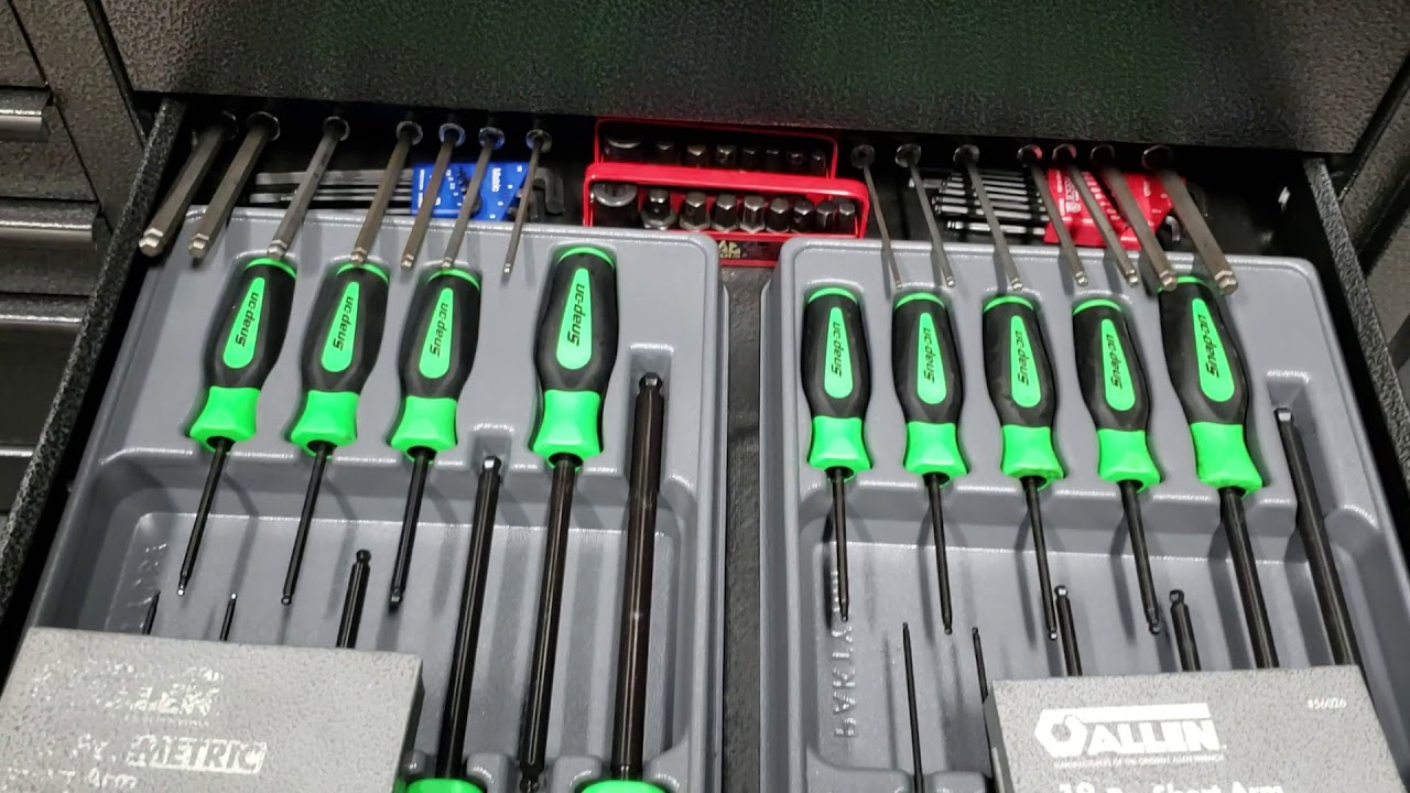 Toolbox Tour Matco 4S Triple Bank - YouTube
