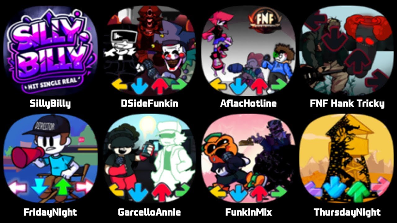 FNF Silly Billy But Bad, FNF You and Me, FNF Doki Doki Takeover, FNF ...