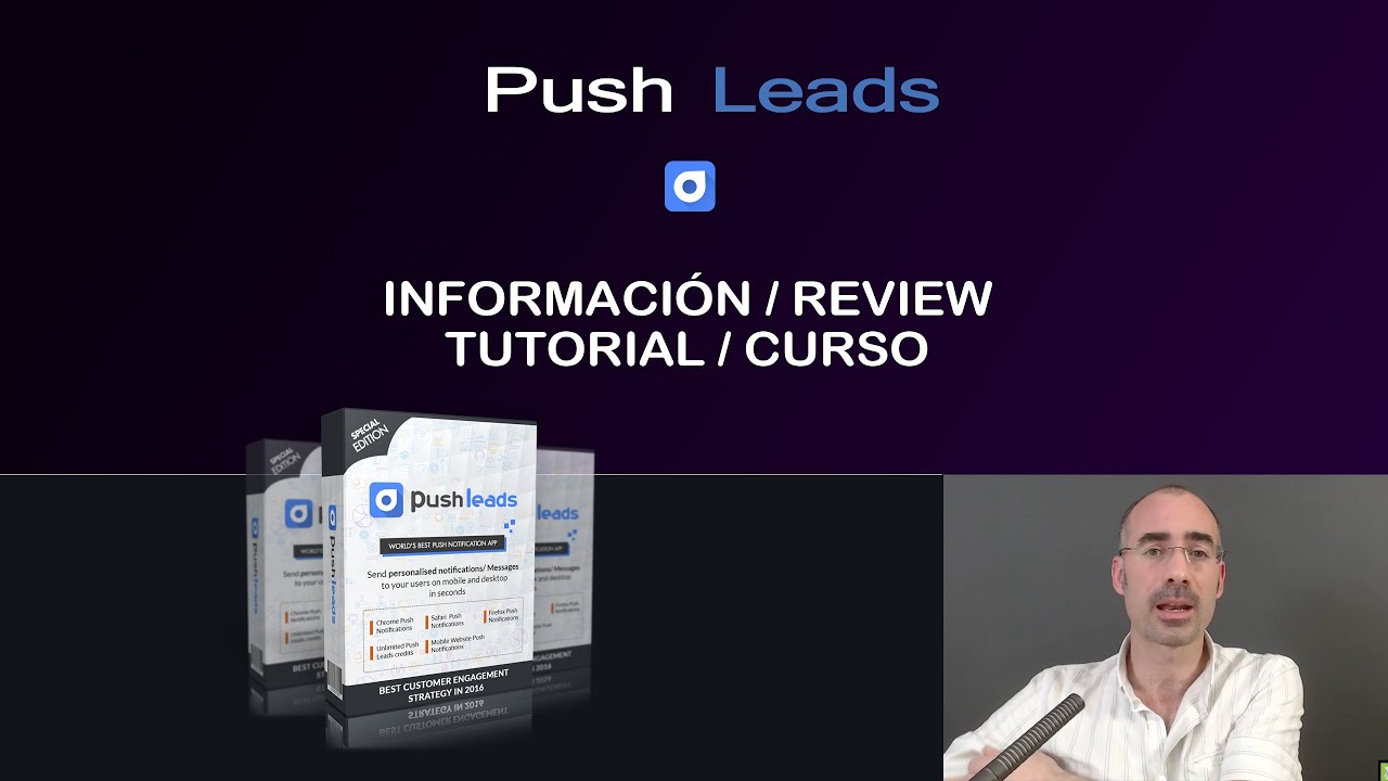 Push Leads tutorial en español aplicacion notificaciones - YouTube