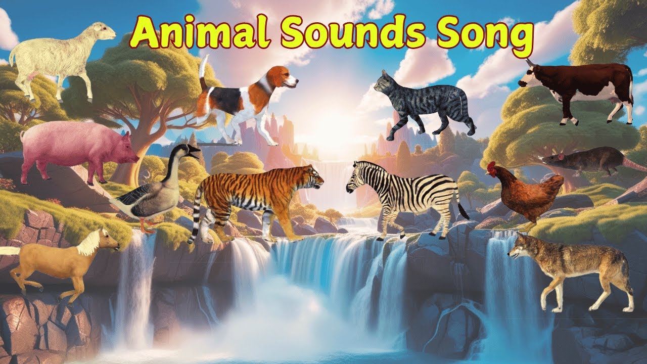 Animal Sounds Song | Real Animal Sounds Song | Baby Song | Kids Song ...