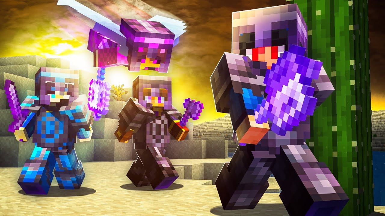 I Got Hunted by Minecraft Combat Masters - YouTube