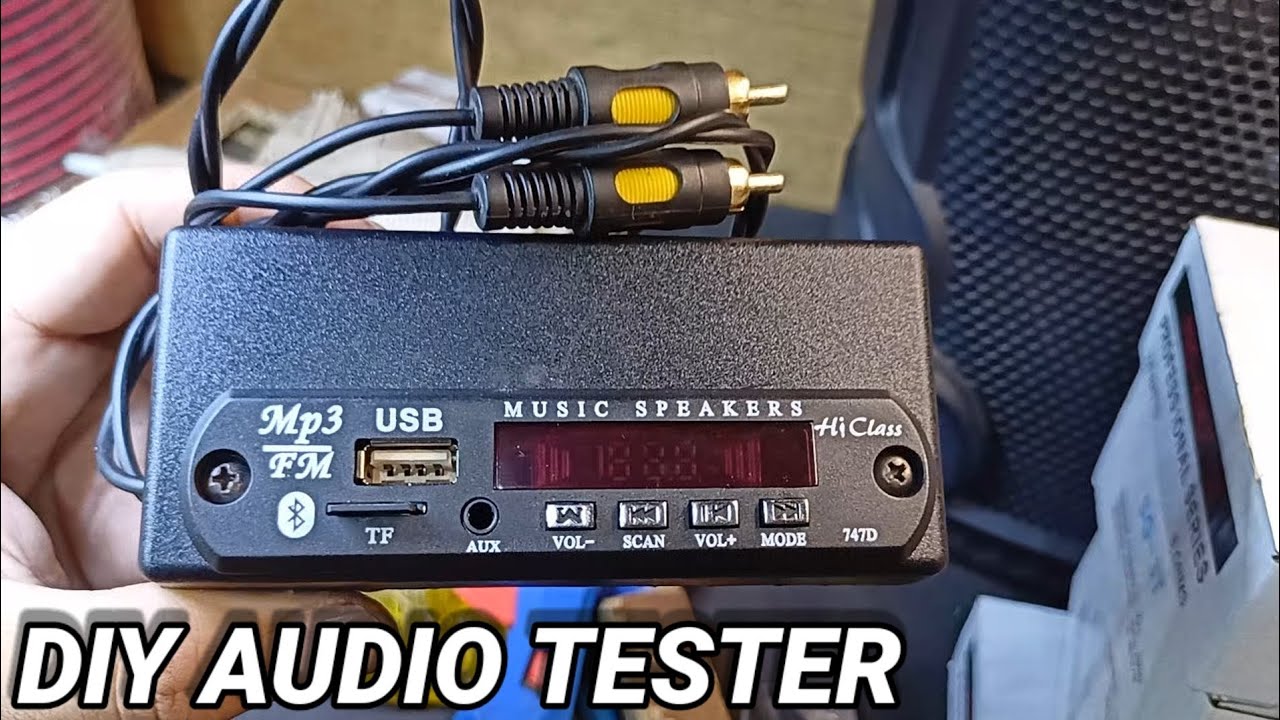 DIY Audio Tester for amplifier repair - YouTube