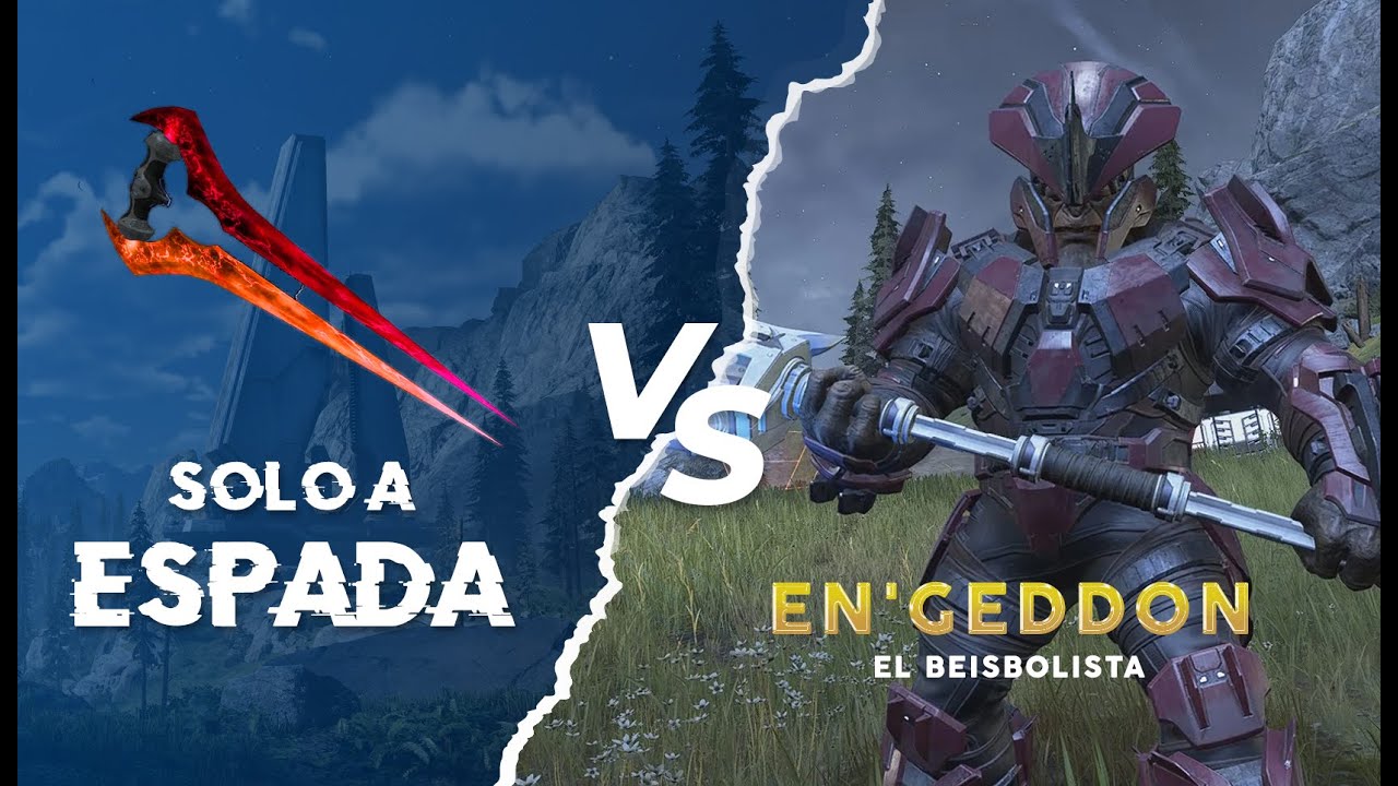 Reto solo a espada VS En'Geddon - Halo Infinite - YouTube