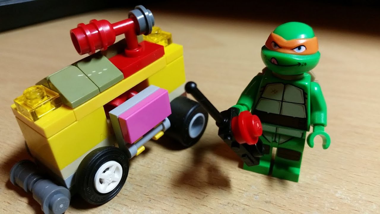 LEGO TMNT Mikey’s Mini Shellraiser polybag unpacking/unboxing (30271 ...