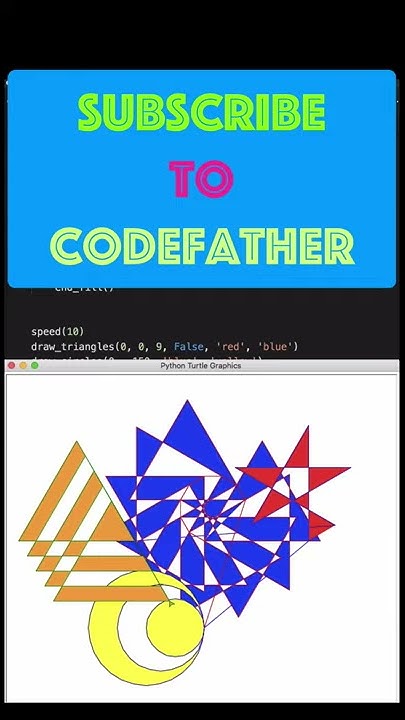 Draw Abstract Art with Python Turtle - YouTube