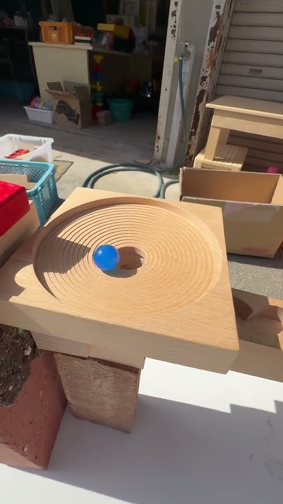 20m DIY wooden roller☆彡 Healing and artistic brother #marblerun #asmr - YouTube