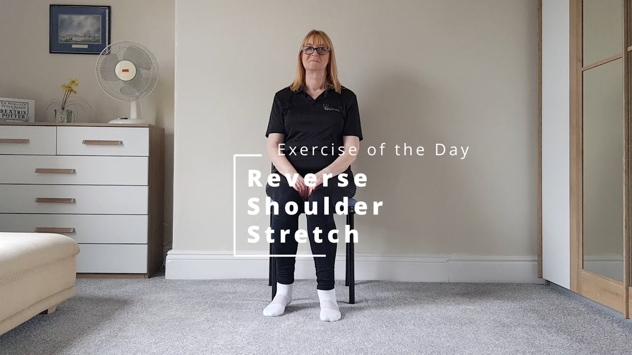 Home Exercise: Reverse Shoulder Stretch - YouTube