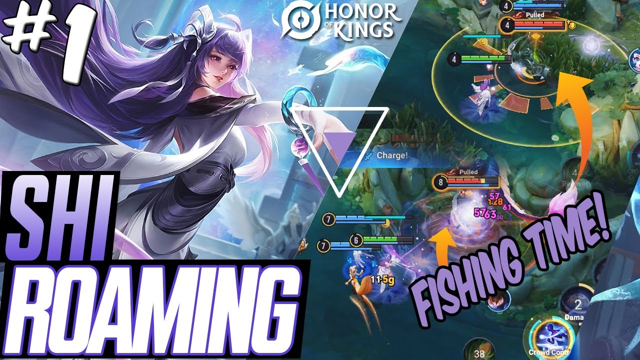 Shi the new hero debut! | Shi Roaming Gameplay #1 | Honor of Kings ...