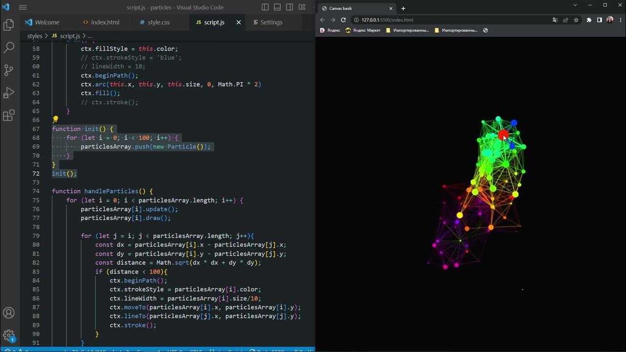 code JS canvas - YouTube