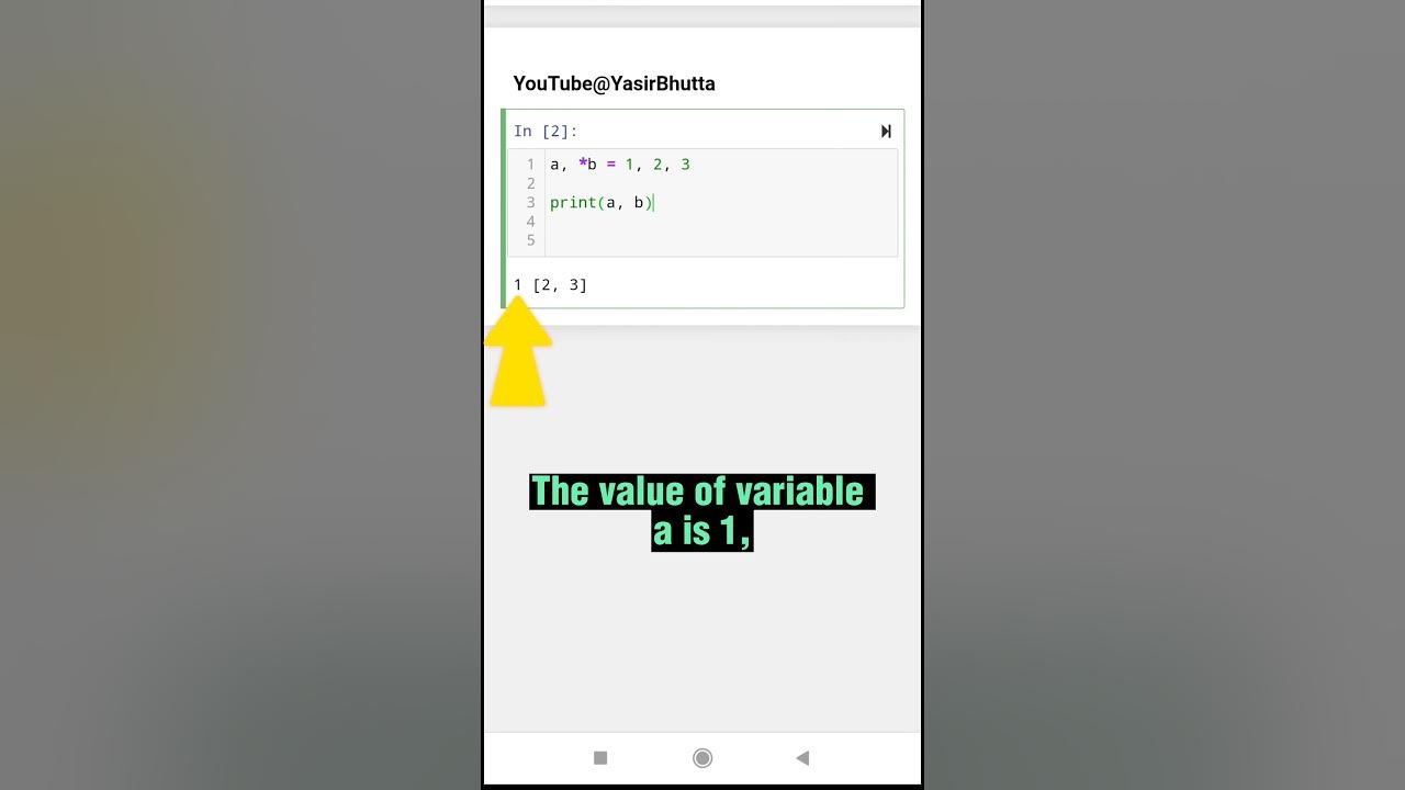 Asterisk In Variable Assignment Learn With Example Code Python Tutorial Yasirbhutta