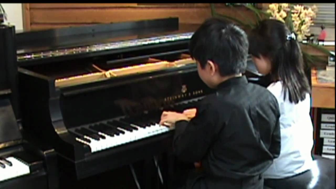 Close to the Edit by the Art of Noise for two pianos 8 hands - YouTube