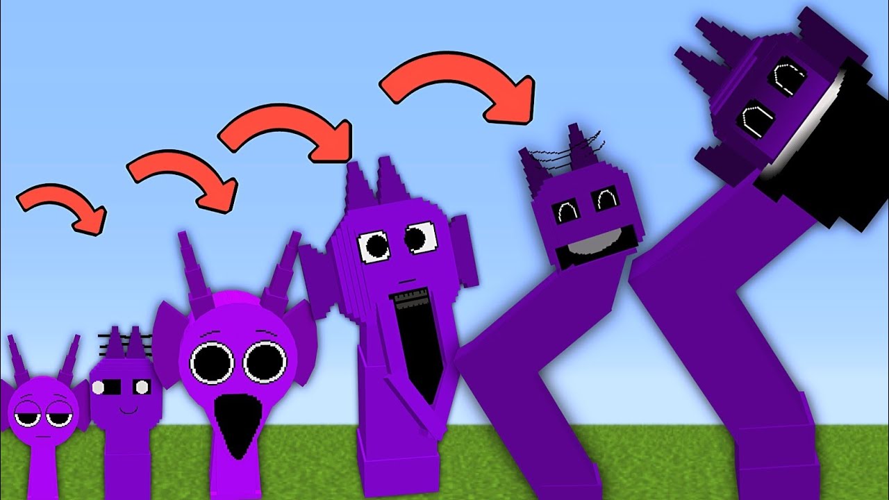 SPRUNKI DURPLE REVOLUTION IN MINECRAFT - YouTube