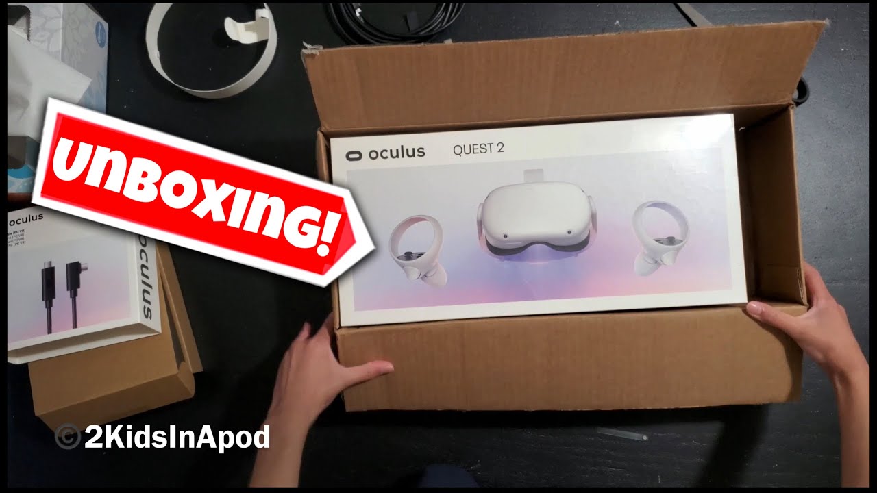 UNBOXING Oculus Quest 2 — Advanced All-in-One Virtual Reality Gaming ...