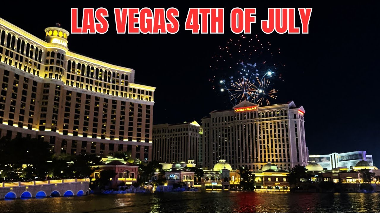 Fourth of July Fireworks 2024 - Las Vegas, Nevada Caesar's Palace ...