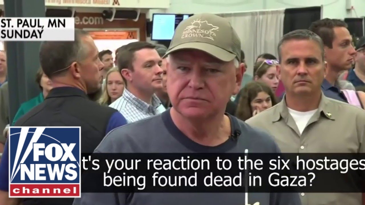 Tim Walz under fire for not answering question on murdered hostages ...