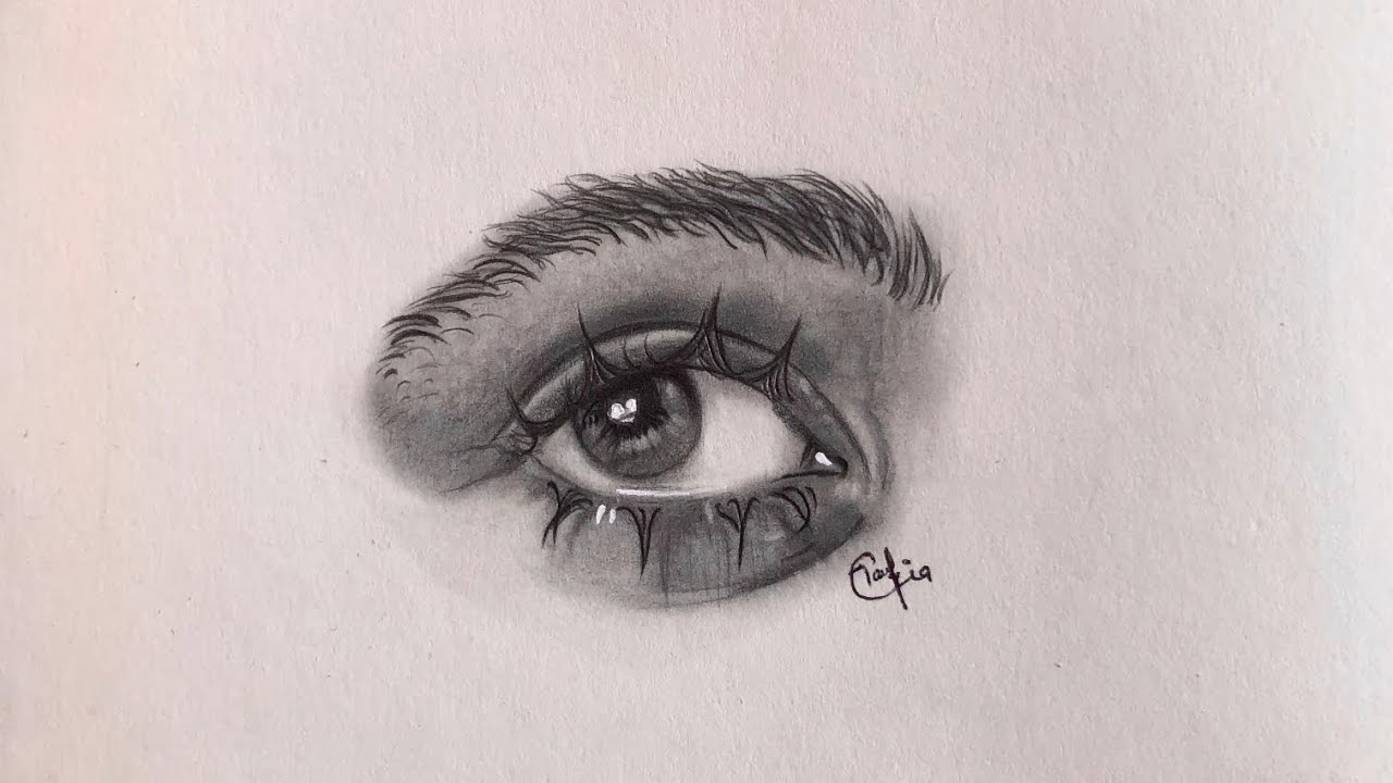 How to Draw Realistic Eyes | Easy Step by Step Tutorial - YouTube