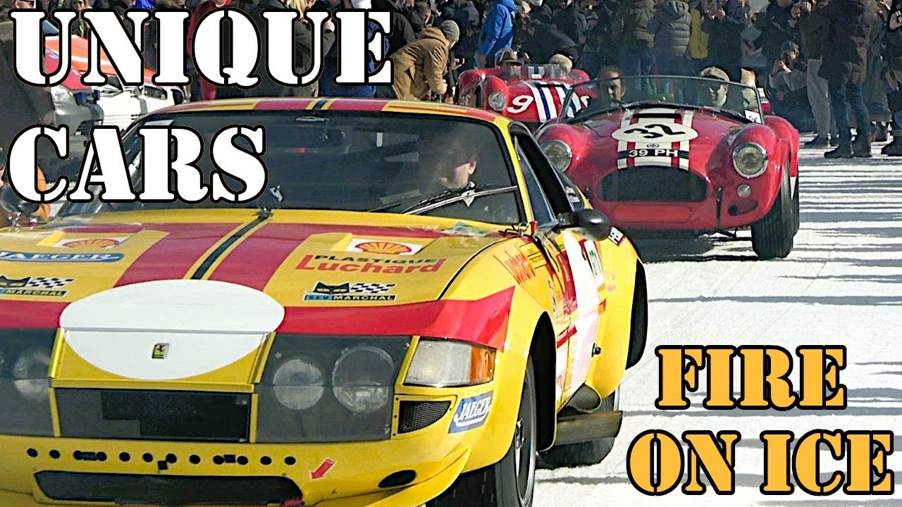 Ultra-Rare, Breathtaking Collector Cars on Snow & Ice in Switzerland ...