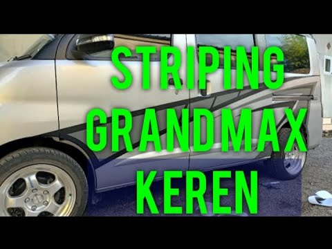 Pasang striping mobil grand max keren | striping decal mobil simple ...
