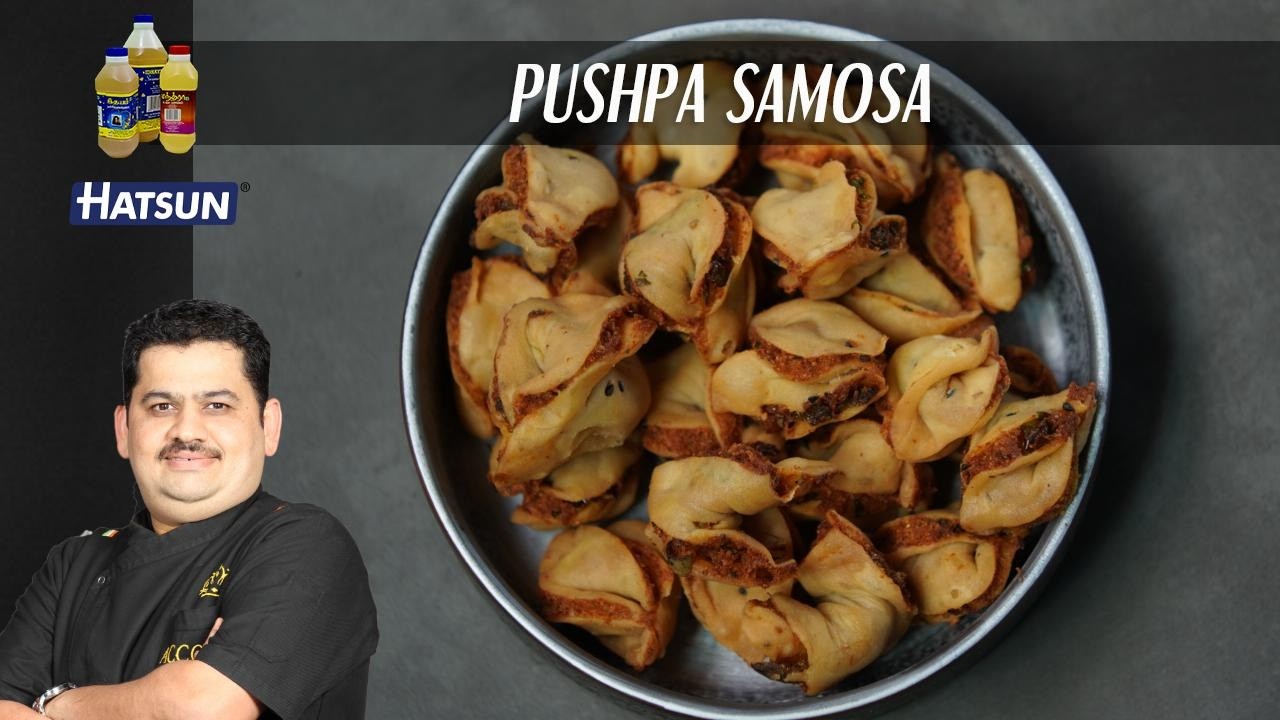 Pushpa Samosa | Evening snacks | Chef Venkatesh Bhat - YouTube