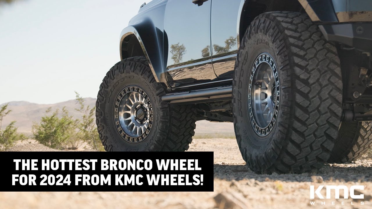 KMC KM552 IMS - 17x9 - Machined with Black Ring - 2022 Ford Bronco ...