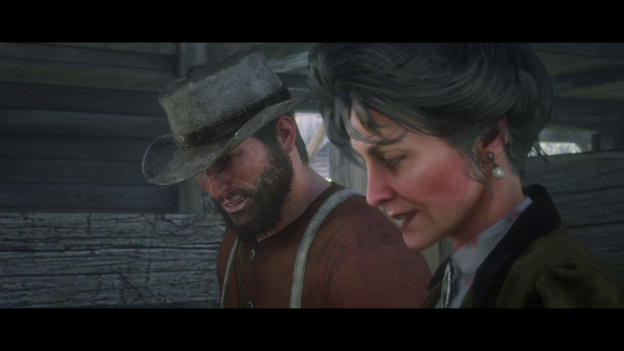 RDR2 PS4 - Mrs. Getty's Flirts with John. - YouTube