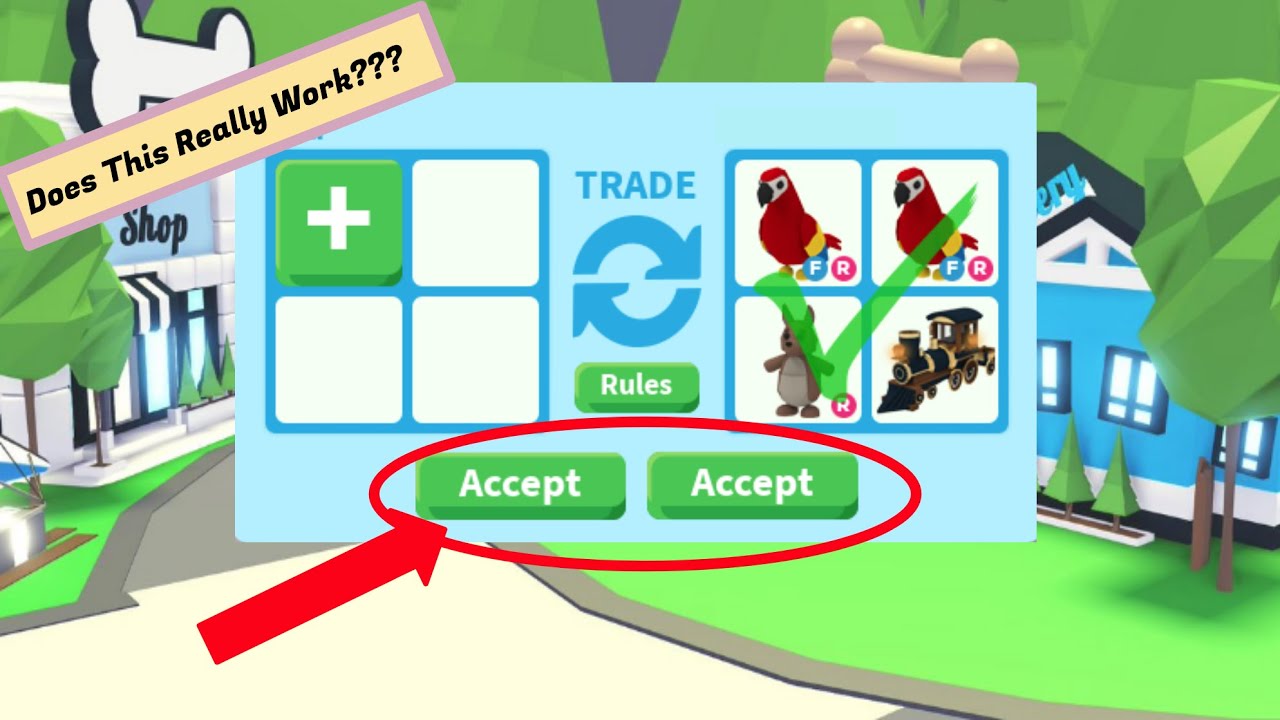 TRIGGERING DECLINE BUTTONS IN ADOPT ME (it works?) - YouTube