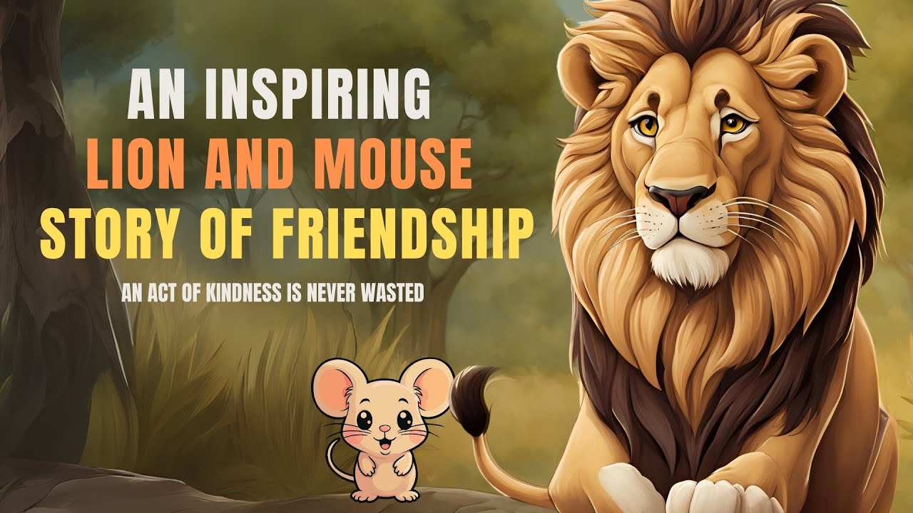 An Inspiring Short Story of Lion and Mouse Friendship # ...