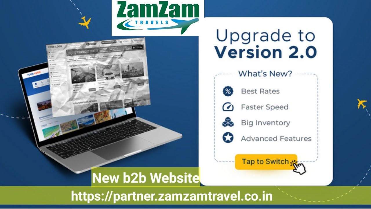Upgrade.Version2 Zam Zam Travels b2b User Flight Booking Bus Booking ...