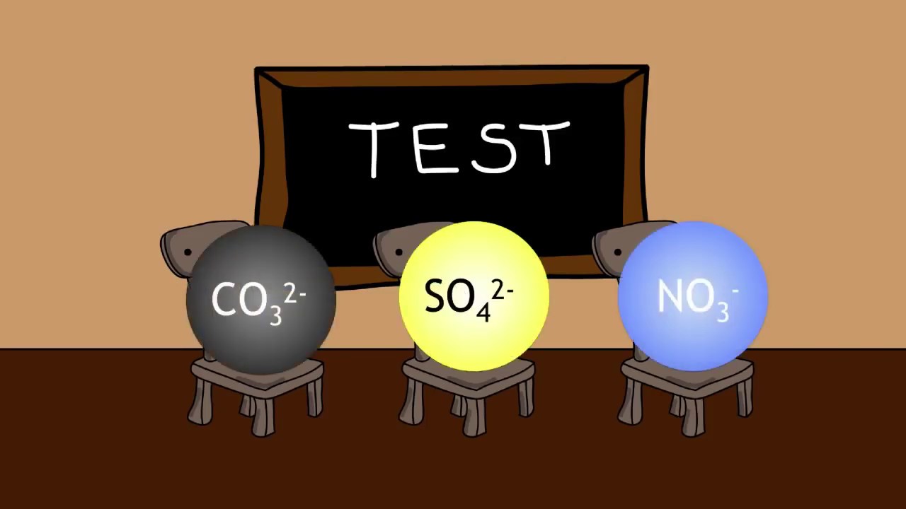 How To Test For Negative Ions | Chemical Tests | Chemistry | FuseSchool ...